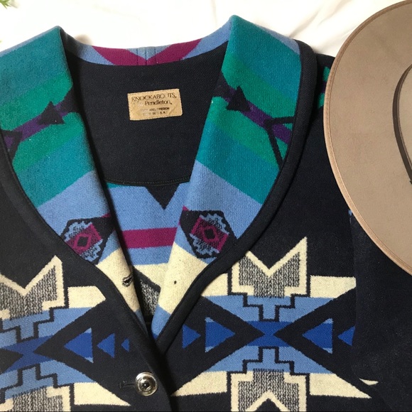 Pendleton | Jackets & Coats | 96s Knockabouts Pendleton Aztec Wool Coat ...